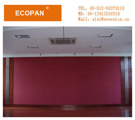 40mm Sound Absorbing Decorative Drapery Fabric Wrapped Wall Panels