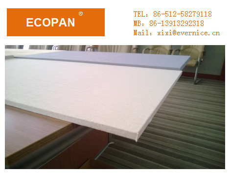 Lightweight Acoustic Decorative Fabric Wrapped Wall Panels For Hotels
