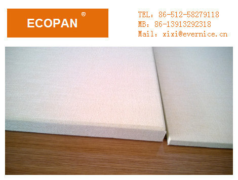 Lightweight Acoustic Decorative Fabric Wrapped Wall Panels For Hotels