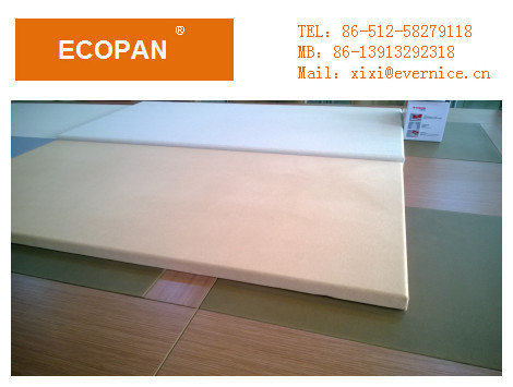 Lightweight Acoustic Decorative Fabric Wrapped Wall Panels For Hotels