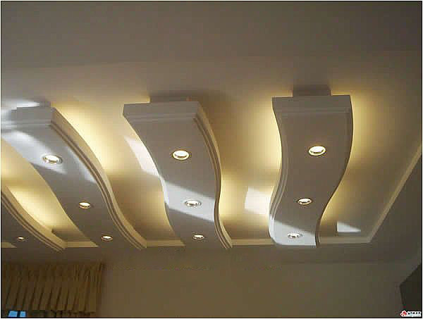 Painting Laminated Fiberglass Fireproof Curved Ceiling Panel For Offices , Hotel