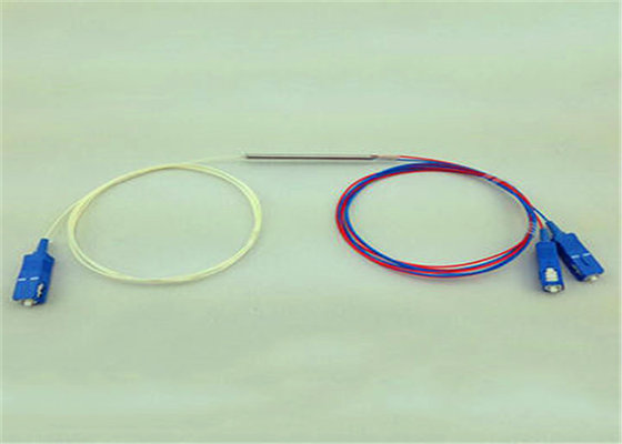 Nastro biconico fuso a fibra ottica di singolo modo del separatore dell'accoppiatore della finestra Triplex