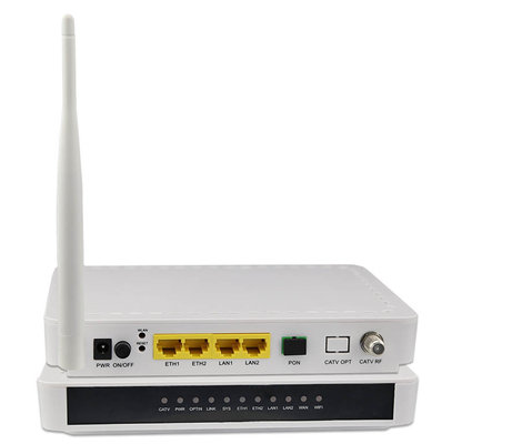 fibra ottica GPON ONU, EPON ONU di 4FE WIFI CATV per Ethernet Access OP304HW dello Smart Home