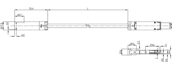 QSFP+ dirigono il cavo dell'attaccatura