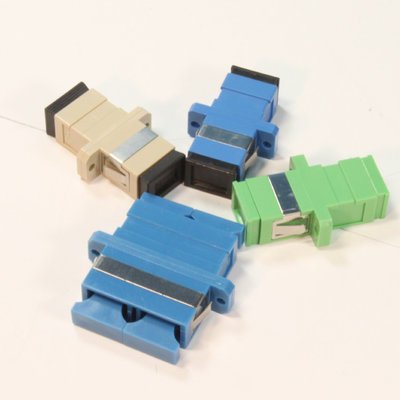 Connettore a fibra ottica 1200nm - 1600nm dello Sc dell'adattatore materiale del PC che lavora Wavelegth