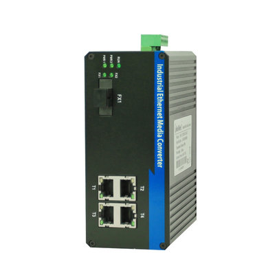 commutatore a fibra ottica di Ethernet di 1000M, commutatore industriale non gestito Poe di Ethernet