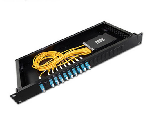 Singola fibra/supporto di scaffale a 19 pollici doppio del modulo 1U della fibra DWDM Mux Demux OADM