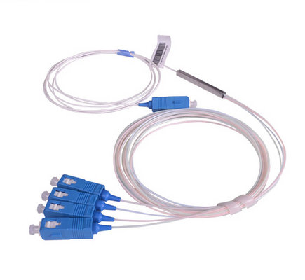 Separatore passivo del cavo a fibre ottiche del PC APC di FTTx, fibra ottica del separatore dello SpA 1X4