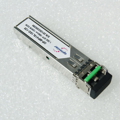 Fibra al ricetrasmettitore ottico Pluggable di LC di piccolo fattore forma di SFP del convertitore di media Rj45