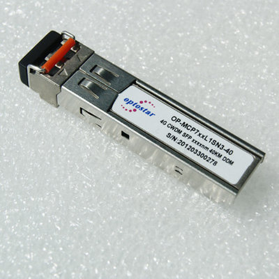 4G ricetrasmettitore a fibra ottica, modulo ottico bidirezionale 40km 1490nm dello Sfp