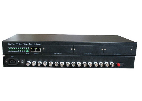 Multiplexor di Manica di OPTOSTAR 16 video con l'audio chiusura del contatto di voce