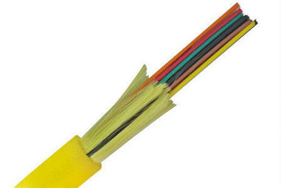 Fumo basso del cavo a fibre ottiche di singolo modo dei 2 centri zero isolamenti dell'alogeno/PVC