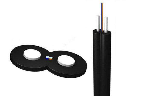 Cavo a fibre ottiche dell'interno di Gjfxh di goccia di G657A2 LSZH, un cavo a fibre ottiche dei 4 centri