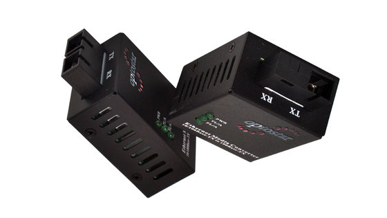 10/100Base-TX al mini convertitore a fibra ottica 5V - di media 100Base-FX CC 12V