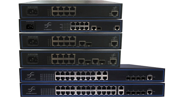 Convertitore classe trasportatore di Internet dello scaffale di commutatore di Ethernet di OPTOSTAR Access con combinato