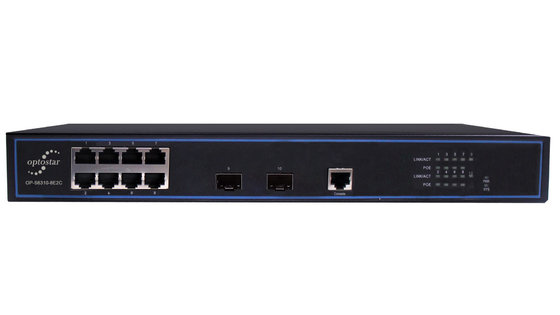 SNMP di sostegno del commutatore di Ethernet di Access di sicurezza di Interamente gigabit di OPTOSTAR Layer2, telnet, web, console, ecc