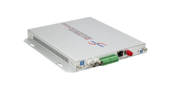 audio video ricetrasmettitore a fibra ottica di 2CH 10MHz con RS485/RS232/RS422