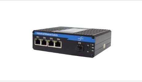 Fibra a fibra ottica nera del commutatore 4 di Ethernet + commutatore non gestito di Ethernet 4 RJ45