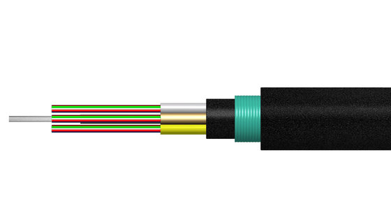 Cavo corazzato non metallico del membro di forza del cavo a fibre ottiche (GYFTY53)