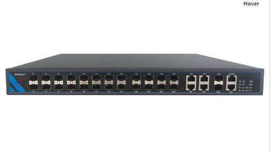 1U 19" scaffale standard GPON ONU 16PON 1U GPON OLT (OP-GTB16)