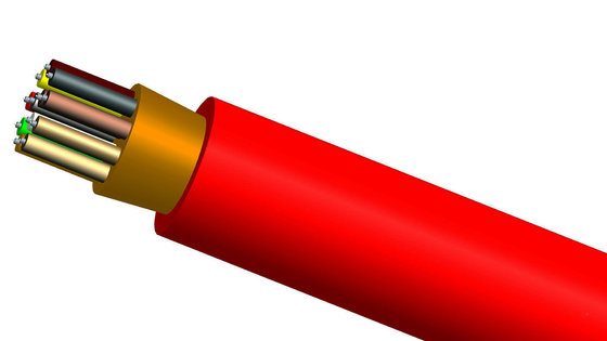 Fibra di amplificatore stretto del cavo a fibre ottiche Φ900μM di distribuzione del filato di Aramid