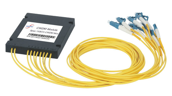Manica di CWDM Mux Demux - multiplexor grezzo di divisione di lunghezza d'onda del contenitore di 8 ABS