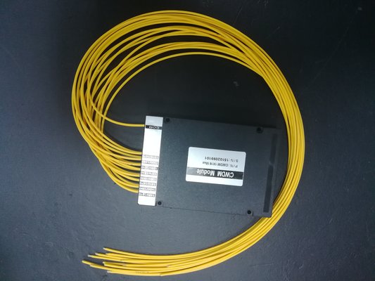 Manica di CWDM Mux Demux - multiplexor grezzo di divisione di lunghezza d'onda del contenitore di 8 ABS