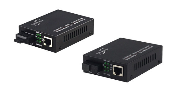 RJ45 MMF/SMF, convertitore a fibra ottica di media con protezione di illuminazione