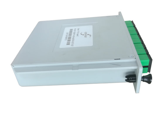 circuito planare dell'onda luminosa dello SpA del contenitore di separatore della fibra della cassetta di 1x8 Lgx con il rendimento elevato