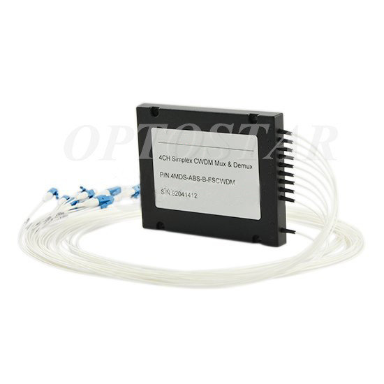 Tipo di Manica 5 una trasmissione semplice di Pigtailed BIDI dell'ABS del modulo di CWDM Mux Demux