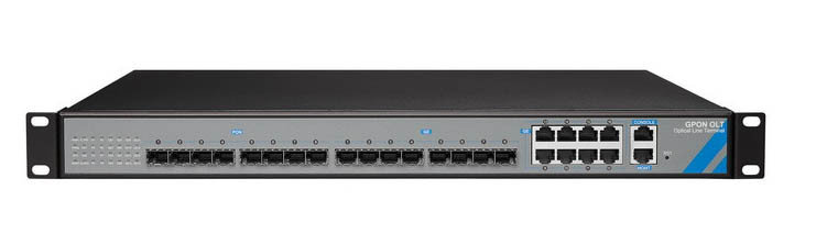 Scaffale a fibra ottica professionale 8 PON 2.5Gbps dell'attrezzatura 1U dei dispositivi GPON OLT