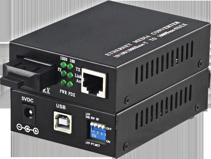 10 / Ethernet veloce del convertitore a fibra ottica di media di 100Base TX con la funzione della IMMERSIONE LFP