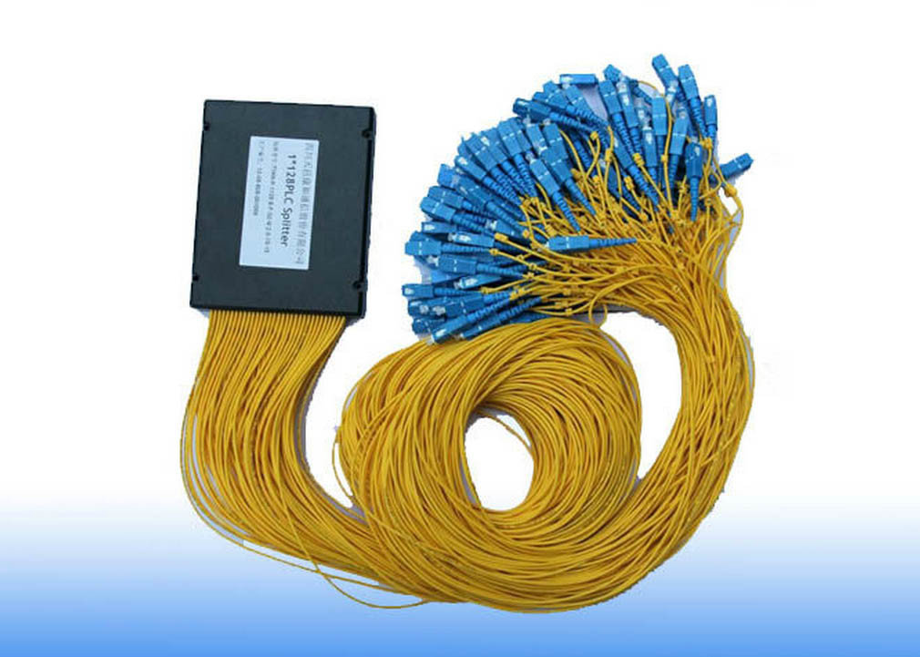 perdita dipendente bassa di Polorization del separatore a fibra ottica dello SpA 1X128 per i sistemi di comunicazione