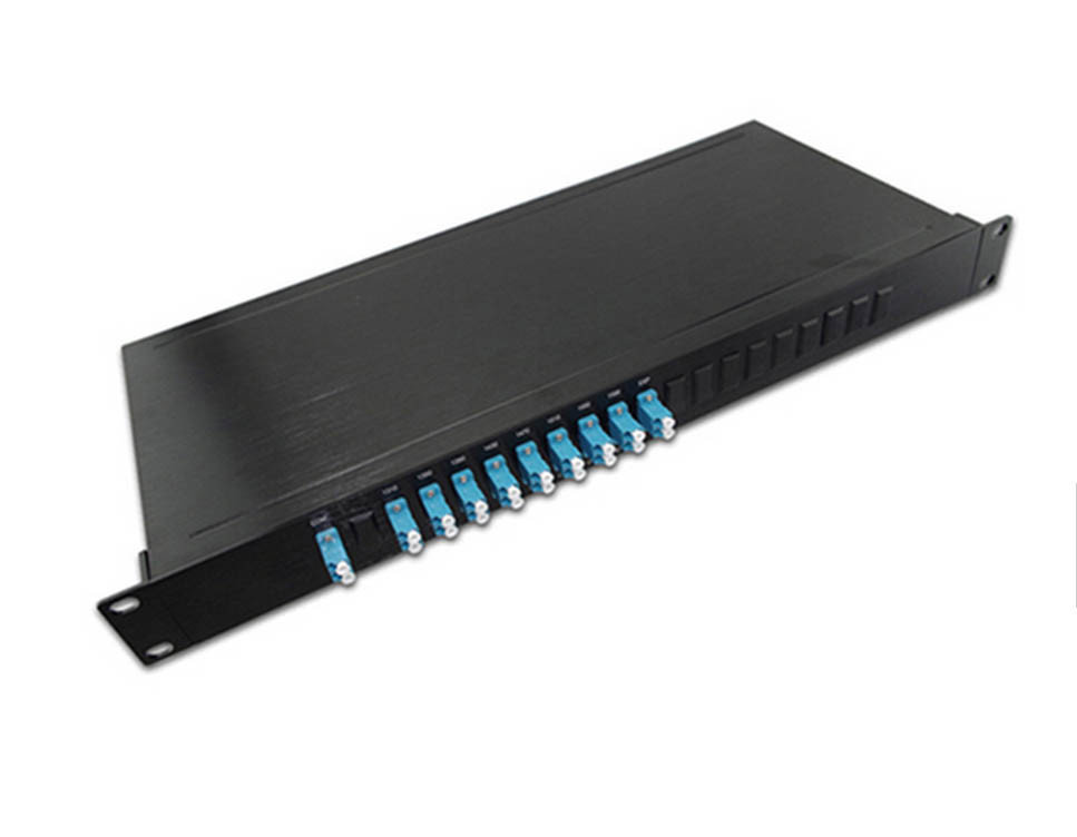 Singola fibra/supporto di scaffale a 19 pollici doppio del modulo 1U della fibra DWDM Mux Demux OADM