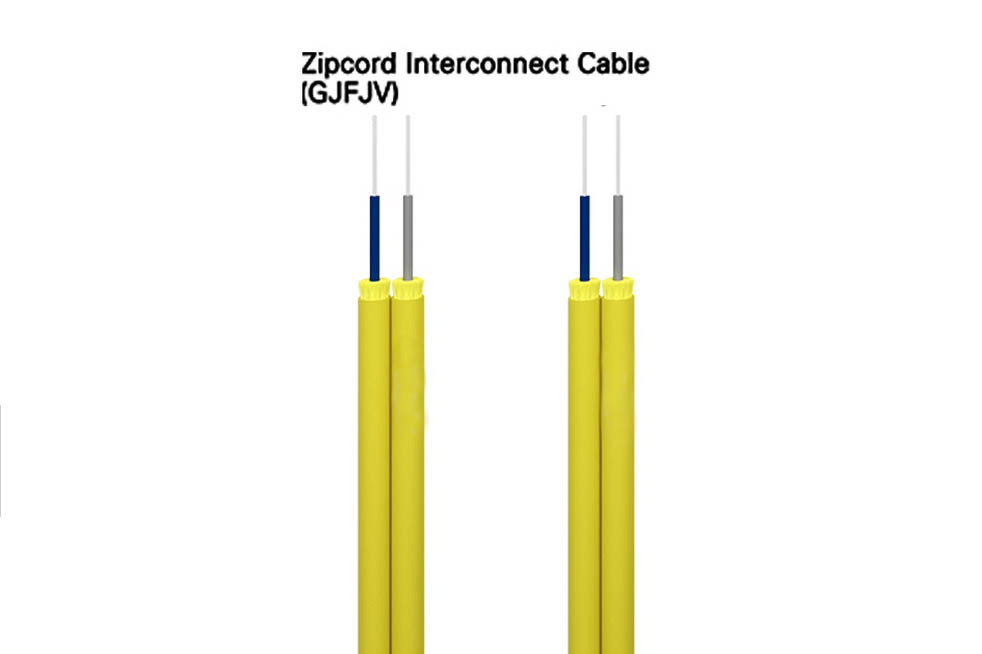 Figura 8 duplex GJFJ8V della treccia di interconnessione del cavo a fibre ottiche del cavo dello zip della struttura