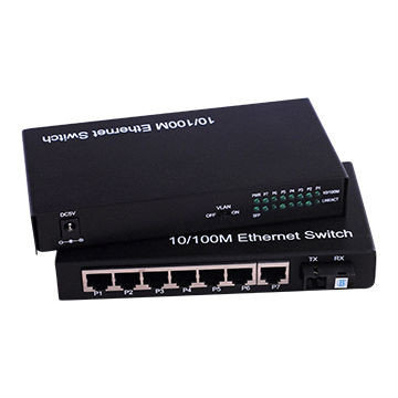 10/100M SM 20KM SC 1310nm Ethernet Optical Media Converter External Power Supply