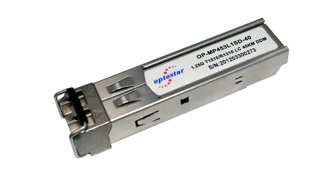 Lunghezza d'onda Pluggable compiacente Tx1310/Rx1490 del connettore dello Sc del ricetrasmettitore di OPTOSTAR 1.25Gb/s RoHS BiDi SFP
