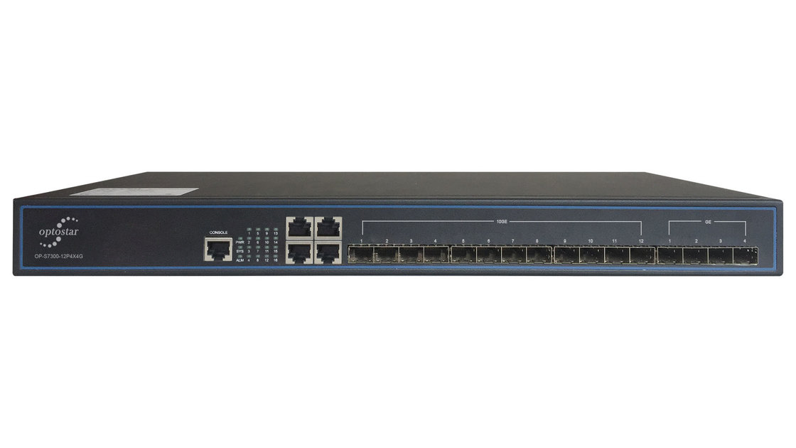 OPTOSTAR OP-S7300 Interruttore Ethernet a fibre ottiche 16 porte 1 + 1 AC 100-240V