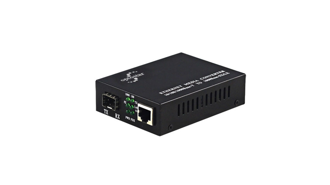 Cavo a fibra ottica del convertitore 10/100/1000Base-TX di media di IEEE 802,3 a fibra 1000Base-FX
