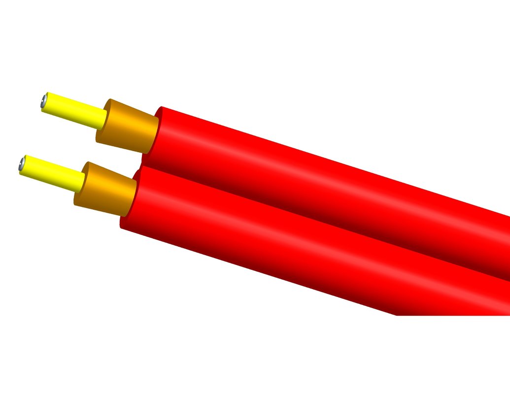 Figura a fibra ottica dell'interno duplex 8 rivestimento del cavo della rete di 2 fibre di PVC della struttura