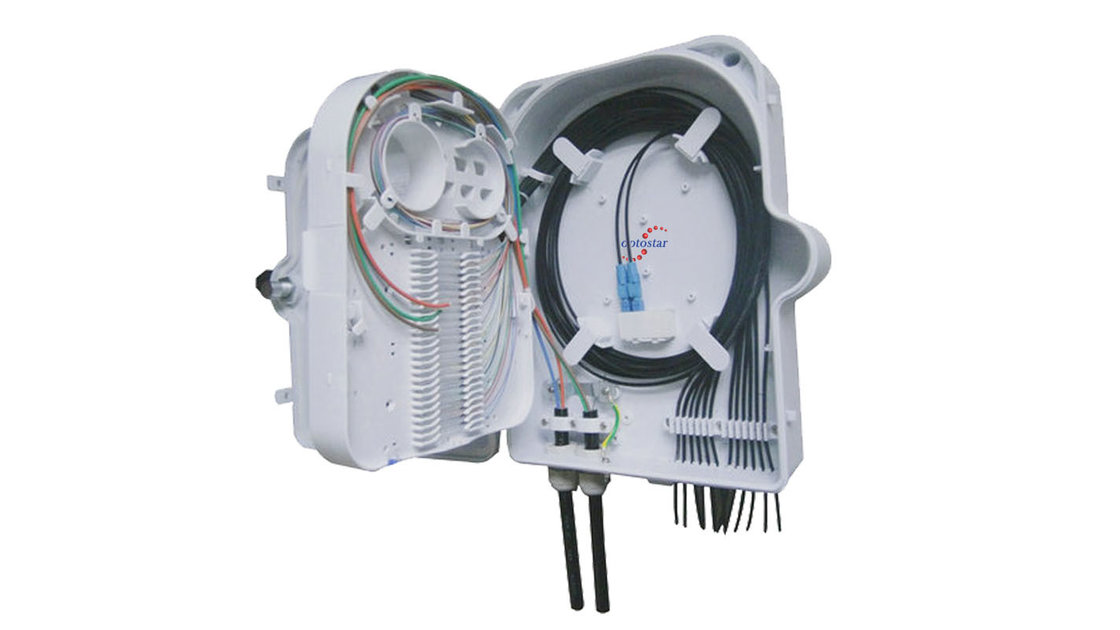 Fibra a fibra ottica di plastica LC del cavo 24 della scatola 2 di termine/adattatori OTB di FC/st/Sc