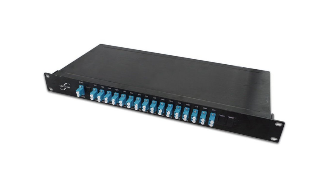 CWDM Mux/Demux in 1U 4,8,16,18 Rackmount - perdita di inserzione bassa dello scaffale di CH