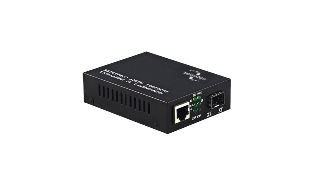 RJ45100m supporto VLAN del convertitore di media del cavo a fibre ottiche 1000M/di 100M/pacchetti di VoIP /QoS