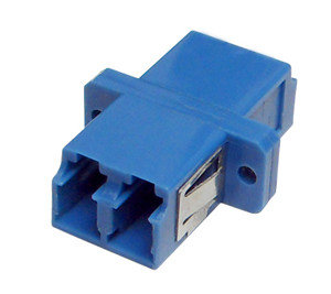 Adattatore a fibra ottica di LC di multi modo monomodale in semplice o in duplex, blu