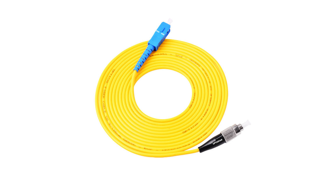 La toppa a fibra ottica leggera della st cabla l'alto cavo di toppa del duplex del saltatore di attenuazione di riflessione