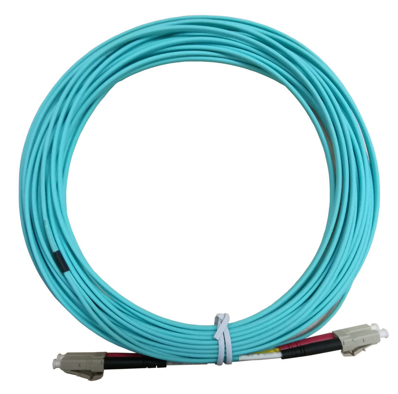 Cavo di toppa a fibra ottica di OPTOSTAR LC al rivestimento di PVC della fibra di singolo modo del cavo a fibre ottiche di LC