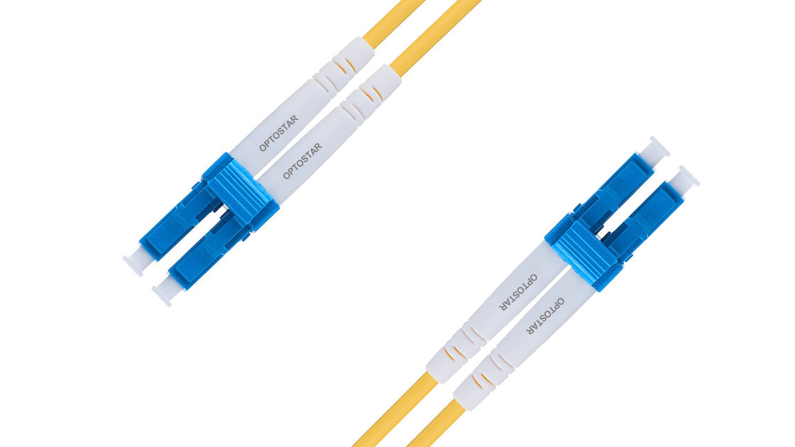 PVC o LSZH di singolo modo del saltatore del cavo a fibre ottiche dei connettori di LC di conclusione di OPTOSTAR sia