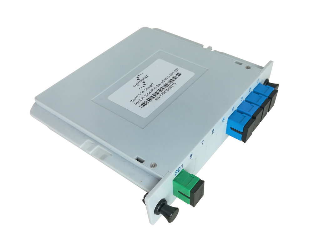 circuito planare dell'onda luminosa dello SpA del contenitore di separatore della fibra della cassetta di 1x8 Lgx con il rendimento elevato