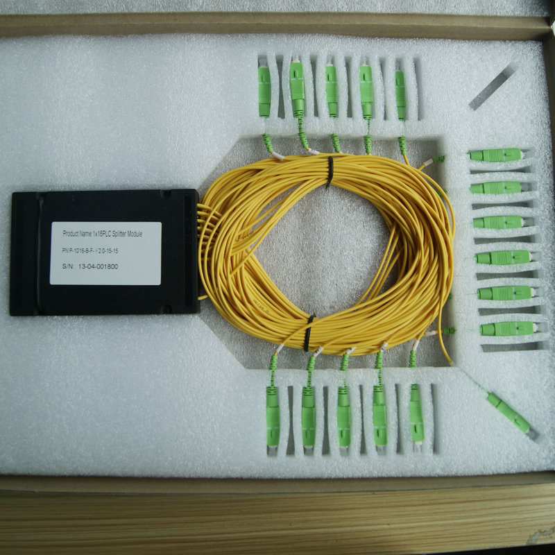 Separatore di plastica 1x32 dello SpA della scatola nera dell'ABS di Ftth con Sc Upc Connnector/32 separatori di modo