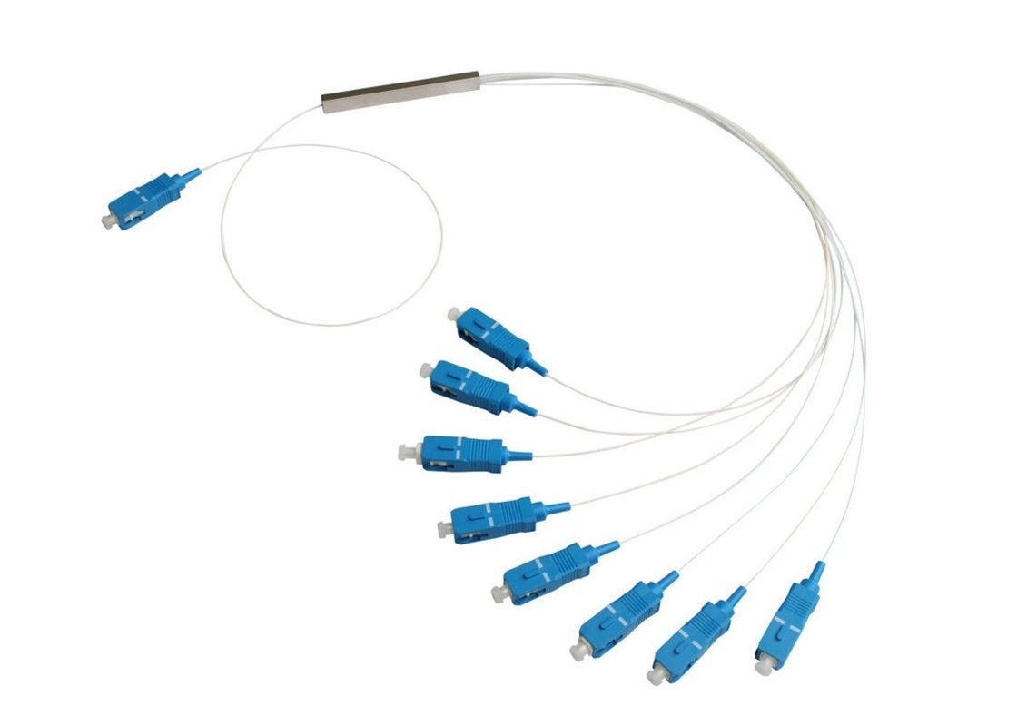 Mini metropolitana dell'acciaio inossidabile del separatore SC/UPC 0.9mm dello SpA di fibra ottica di OPTOSTAR